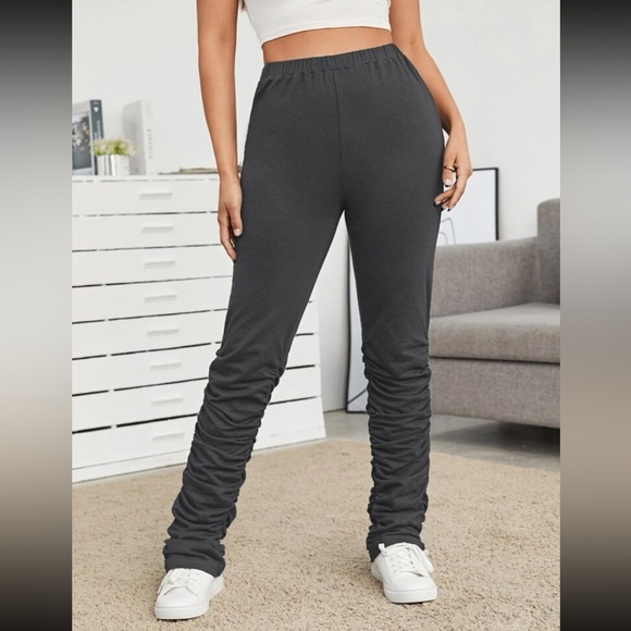 SHEIN | Pants & Jumpsuits | Shein Stacked Pants Xs2 | Poshmark